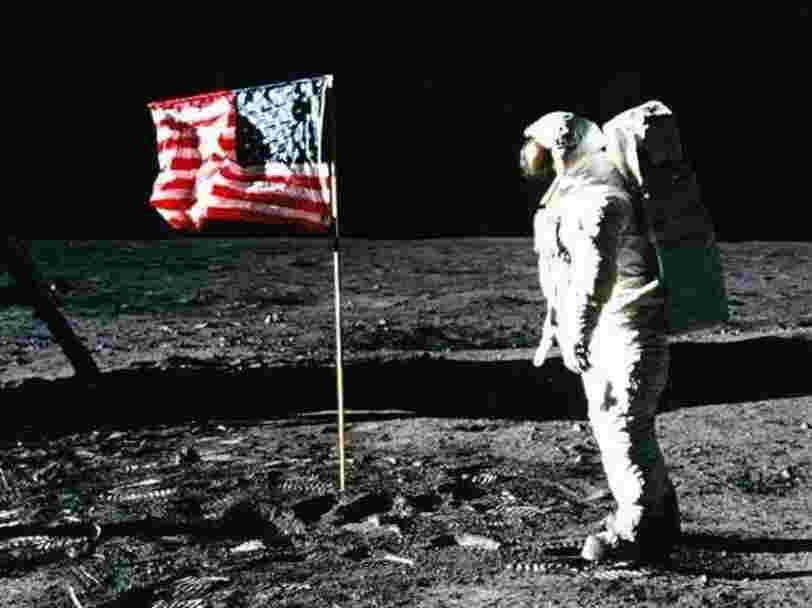 The American Flags On The Moon Have All Turned White