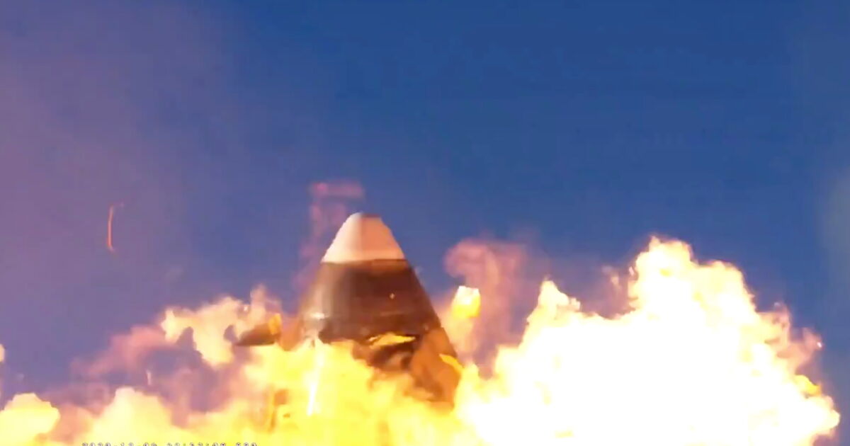 SpaceX : le prototype de la fusée qui doit amener l'homme sur Mars s ...