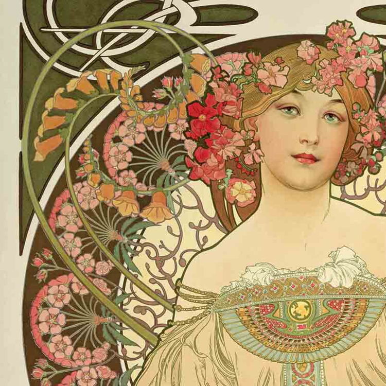 Les caractéristiques incontournables des œuvres d'Alphonse Mucha, figure majeure de l'Art ...