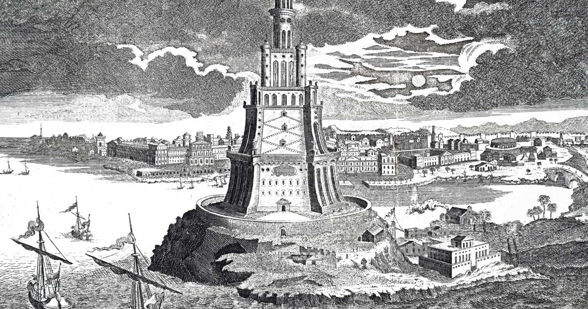 Phare d'Alexandrie : l'histoire de la septième merveille du monde - Geo.fr