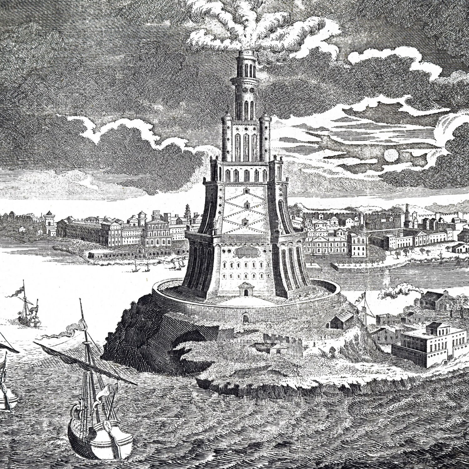 Phare d'Alexandrie : l'histoire de la septième merveille du monde - Geo.fr