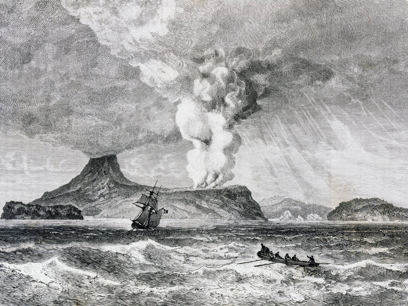 26 août 1883 : quand le volcan Krakatoa produisait l'une des éruptions ...