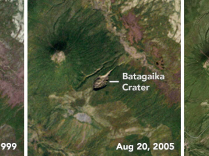 Cratère de Batagay : zoom sur une vaste dépression du permafrost ...